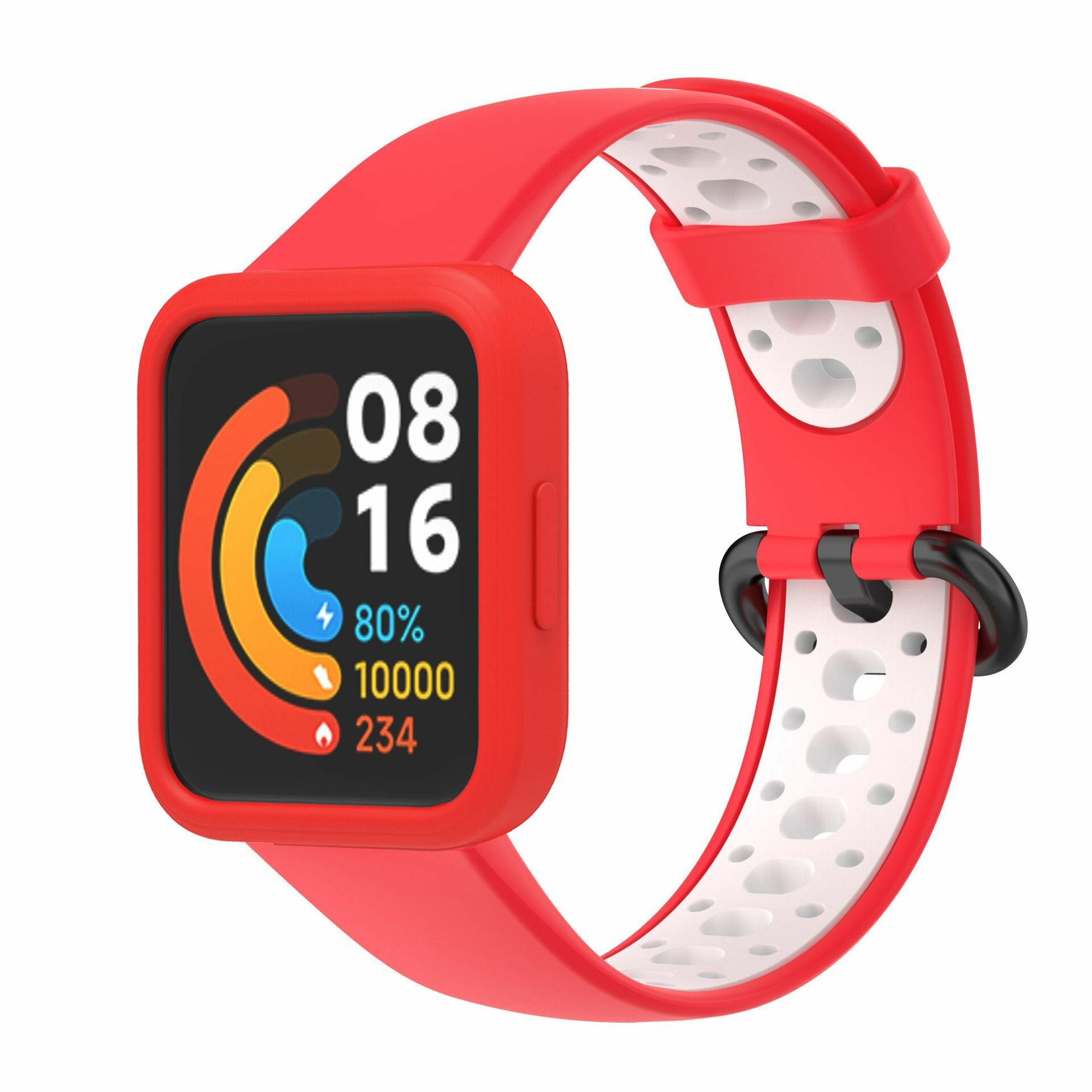 Двухцветный силиконовый ремешок-браслет для Умные часы POCO Watch