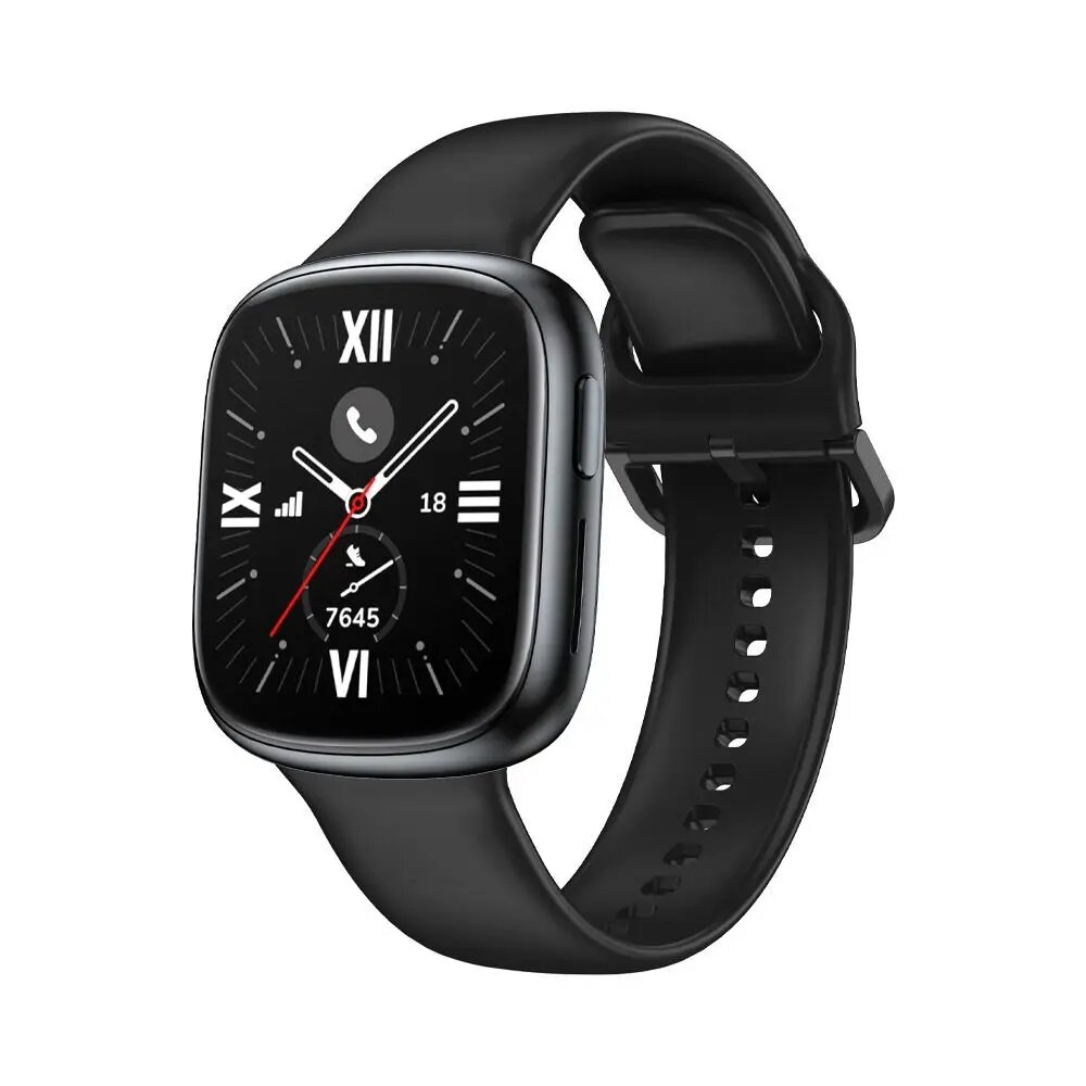 Смарт-часы Honor Watch 4, черный силиконовый ремешок