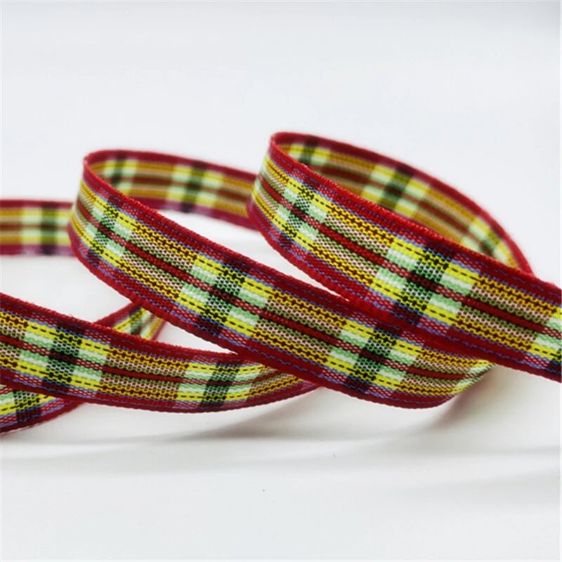 Рождественская клетчатая лента MYDEMBMSSYGYI 10