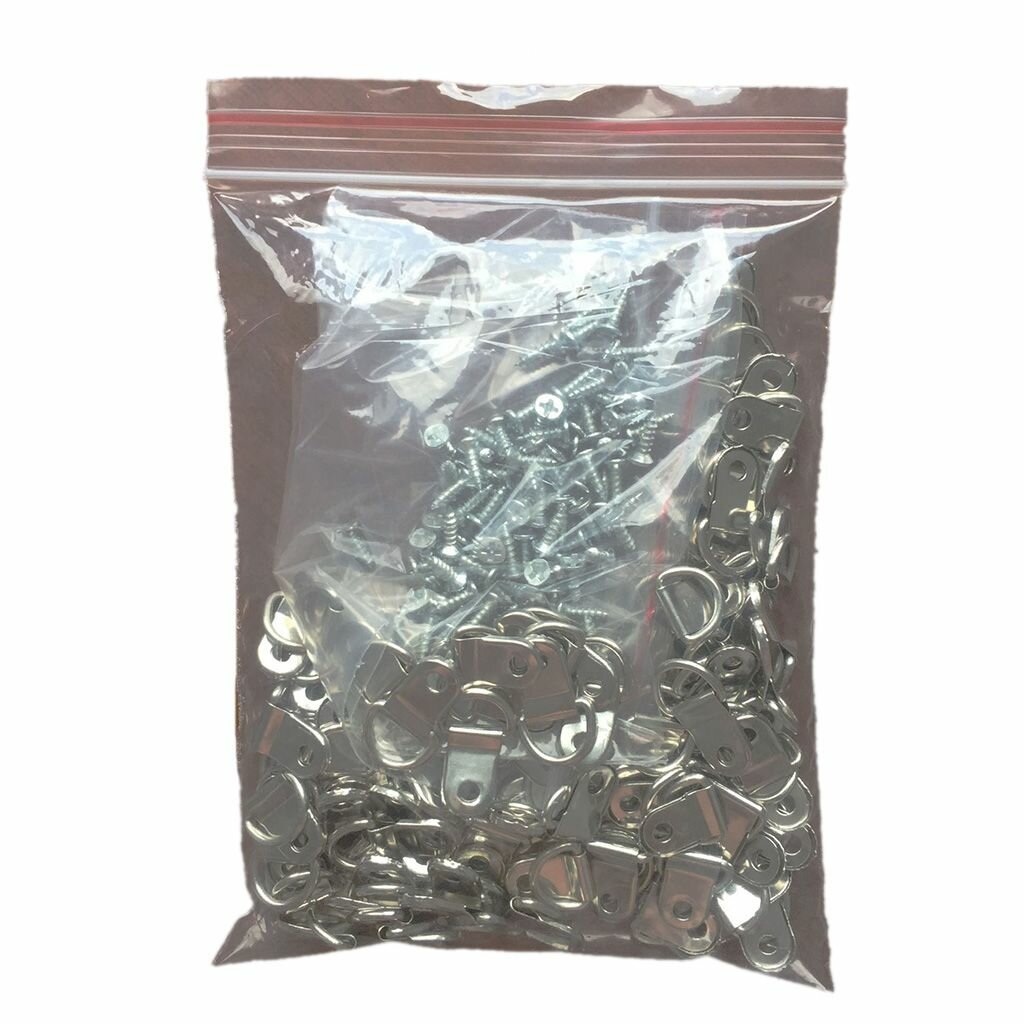 Крючок для фоторамки в сумке D-образный крючок для подвешивания фотографий аппаратные аксессуары-Тип A 100 комплектов сумок