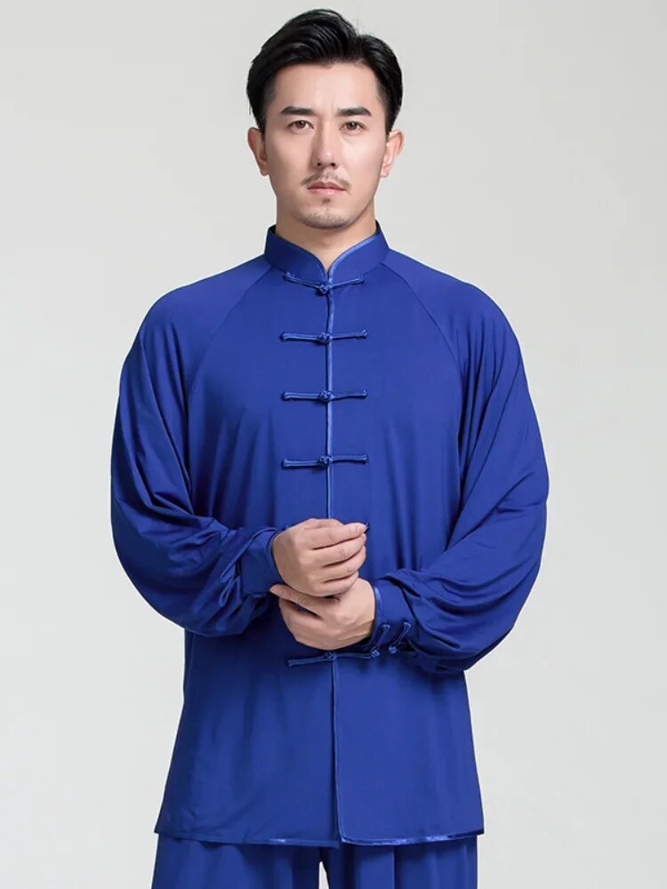 Vzofien Вин Чунь костюм из полиэстера и спандекса 4XL, dark blue