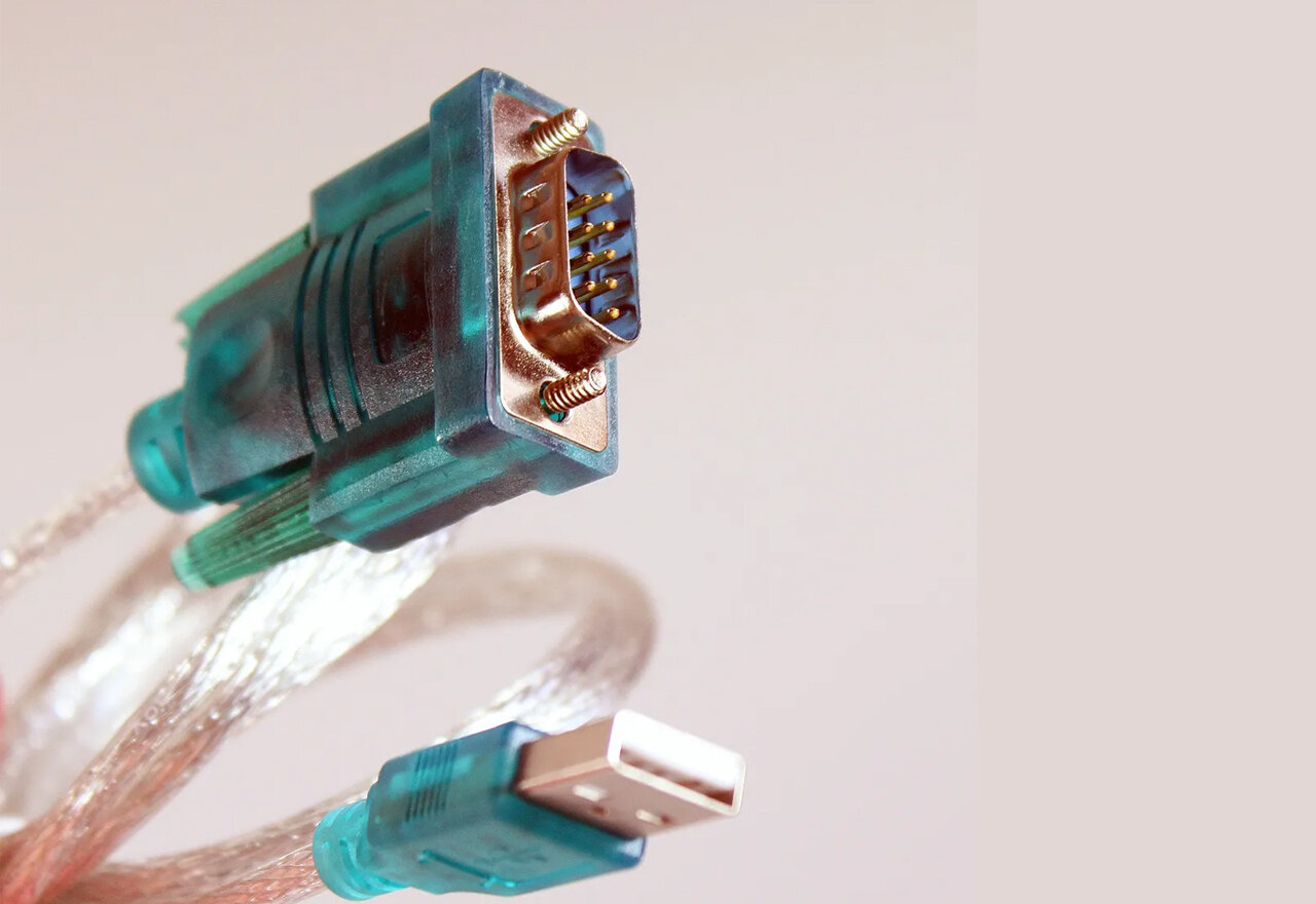 Конвертер COM порта Адаптер RS232 USB Am - 9M (9Pin) 1 метр