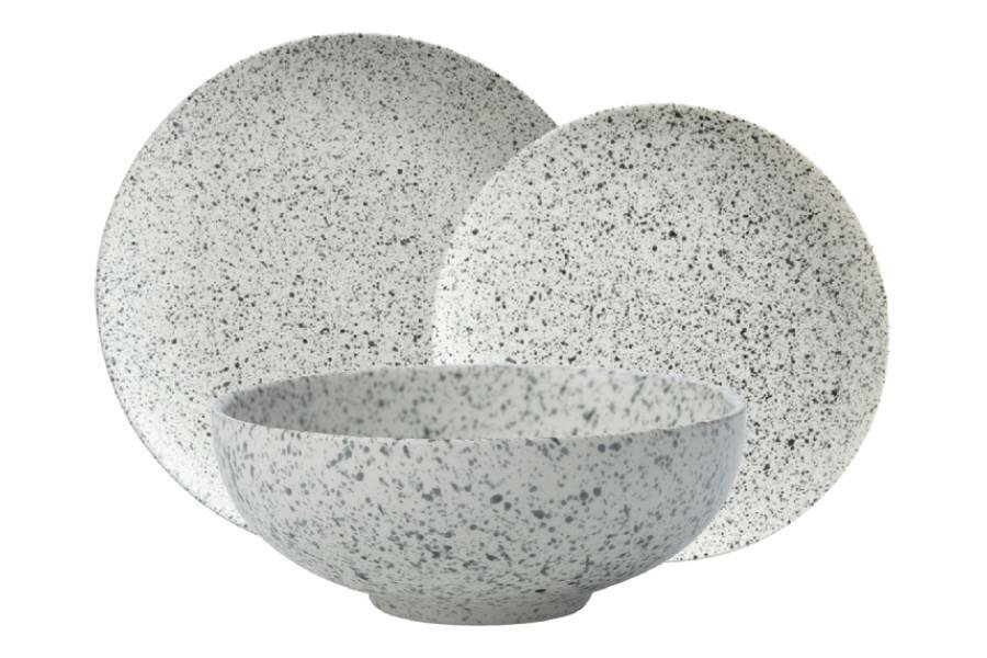 Набор обеденный, 4 персоны,12 предметов, (пепел) Икра (Maxwell&Williams)