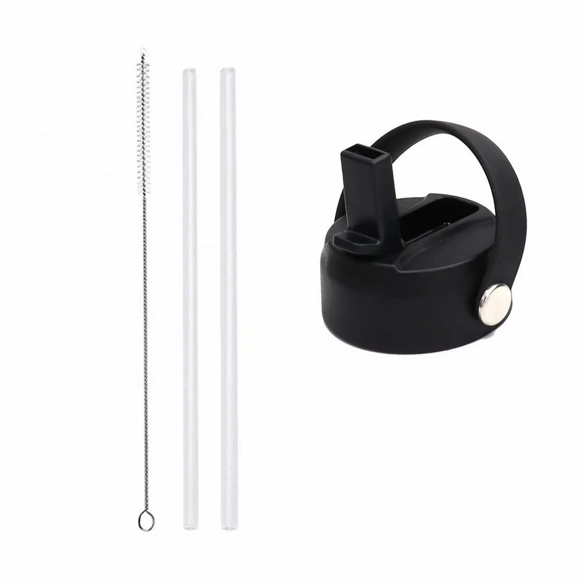 Крышки соломенной гибкой соломенной крышкой, пригодные для гидрофляги, спортивной бутылки с водой, гибкая ручка, сменная крышка, соломинки, крышка, верхние аксессуары