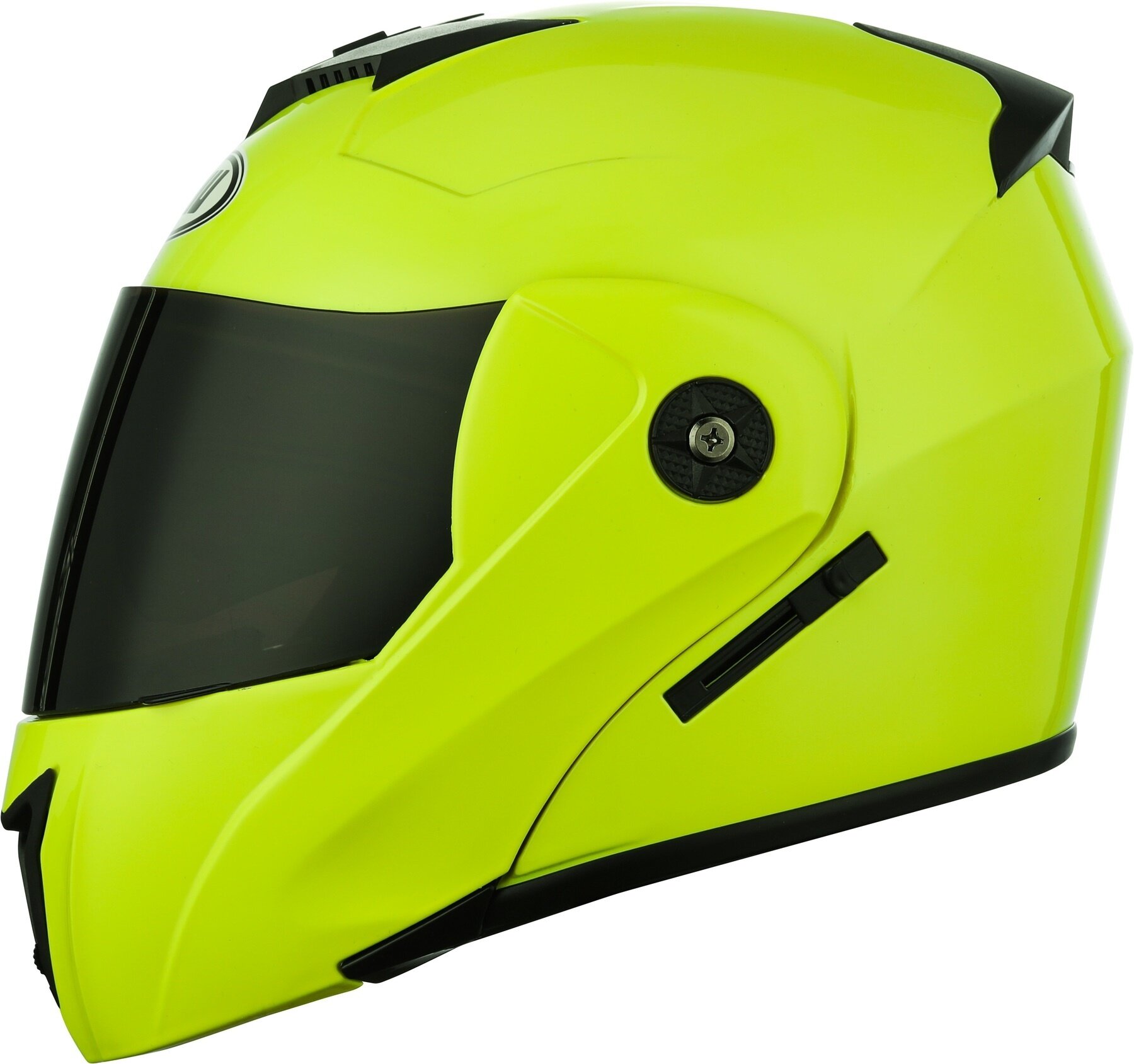 Motorcycle Helmet106dan, Желтый (черная линза), M