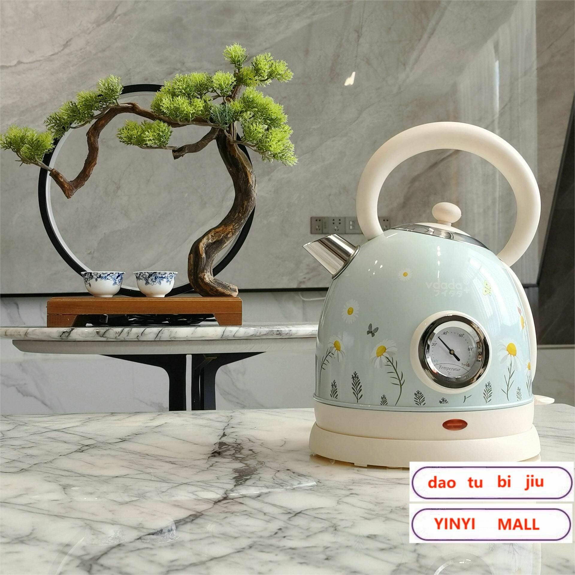 Чайник из нержавеющей стали Vintage 304 объемом 1,8 л с лаковым покрытием