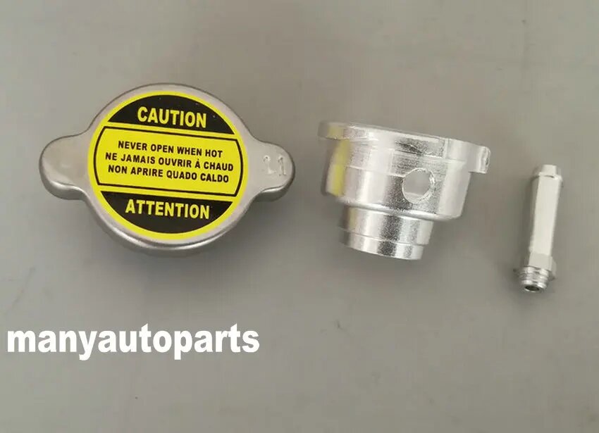 Сварка на всех алюминиевых радиаторных горловинах + 1,1 бар крышка радиатора