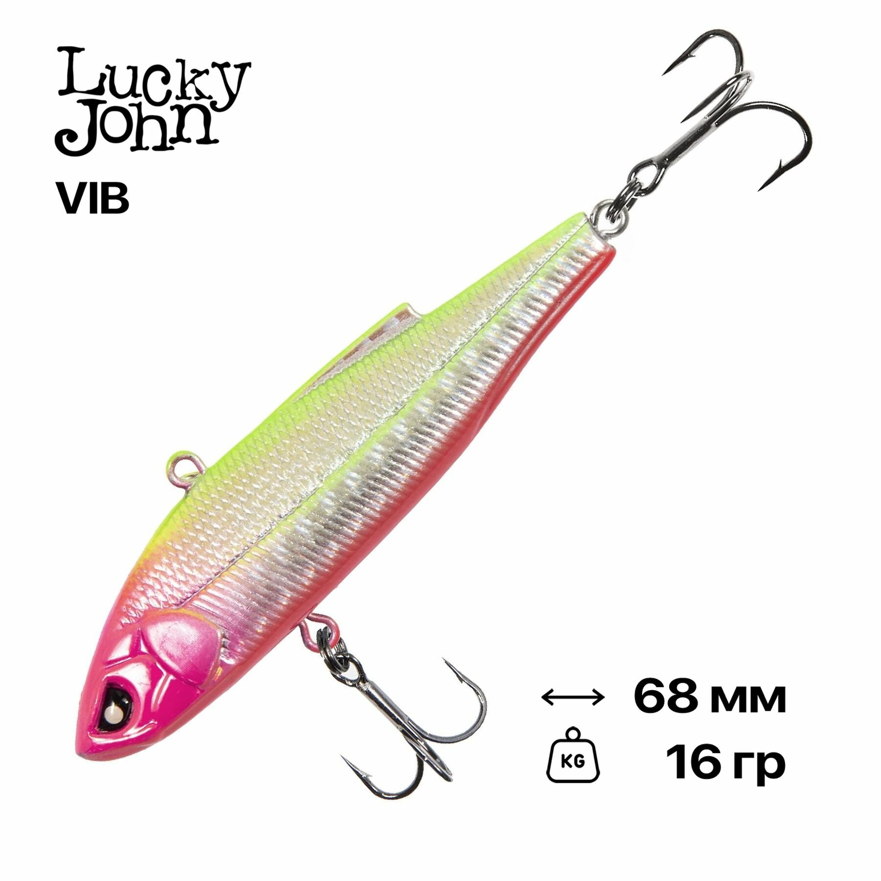 Виб Lucky John VIB S, 68 мм, 16 гр, #346