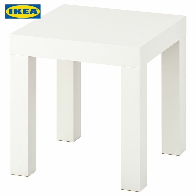 Маленький приставной столик лакк из икеа