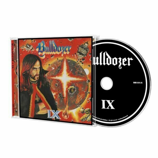 Компакт-диск Bulldozer – IX, CD, Limited Edition, Hammerheart Records 2024