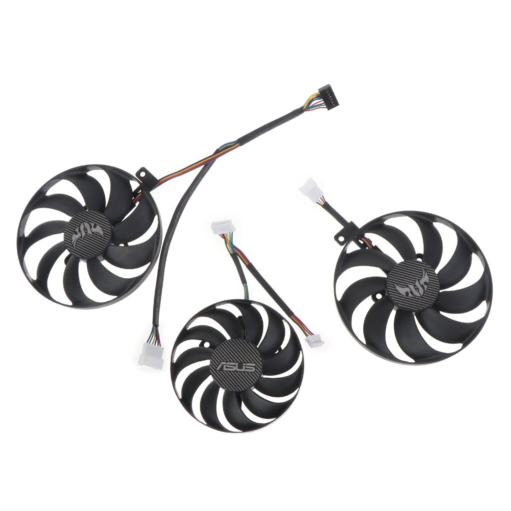 Вентилятор охлаждения графического процессора 4Pin 12V для Radeon RX 5700 XT 8GB TUF X3 EVO OC RX 5600 XT RX5700 Вентилятор охлаждения видеокарты