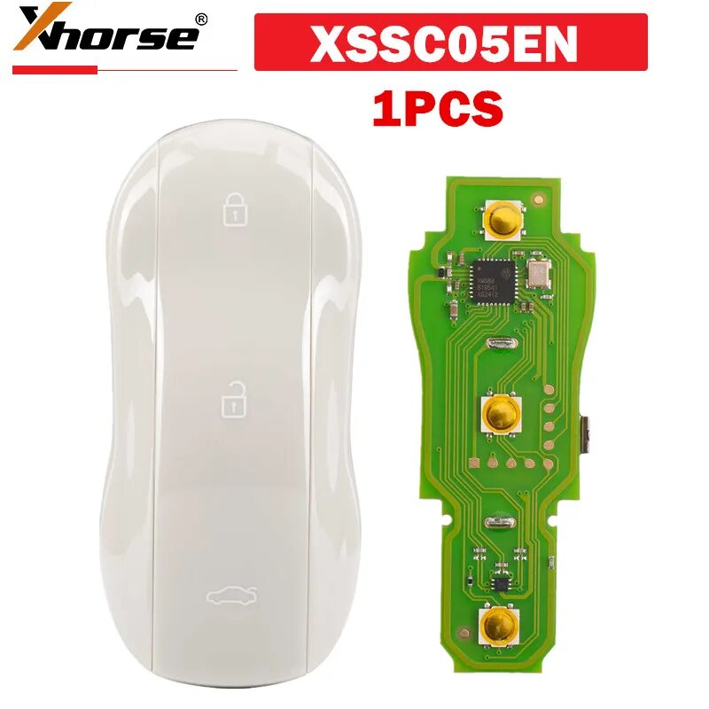 1 шт. Xhorse XSSC05EN XM38 TOY.T универсальный смарт-ключ суперкар стиль мраморный серый цвет 3 кнопки