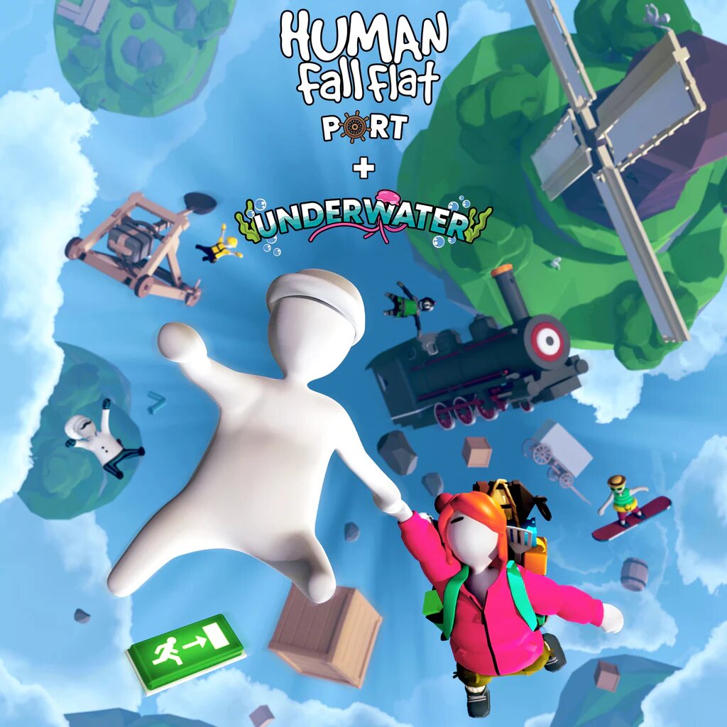 Human Fall Flat для Sony PlayStation | PS4 и PS5 на русском языке | Игра навсегда | Быстрая доставка