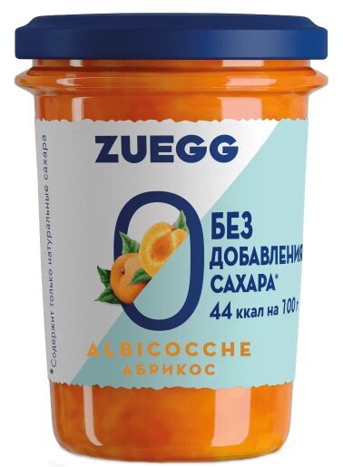 Конфитюр ZUEGG Zero Абрикос без сахара /стекло/ 220г