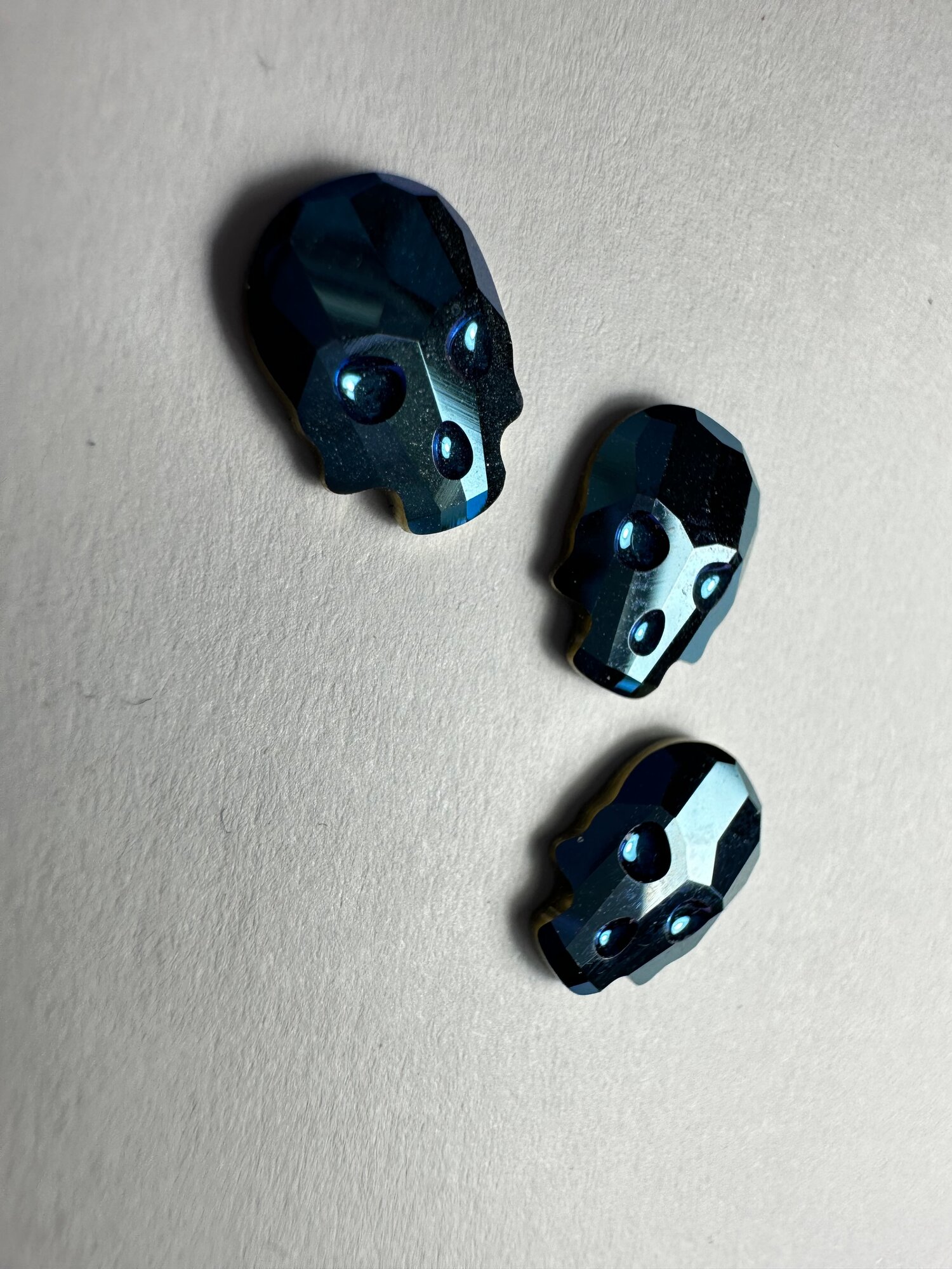 Стразы неклеевые Swarovski Crystal AB, 14*18 мм, кристалл, 2 шт, в пакете, перламутр