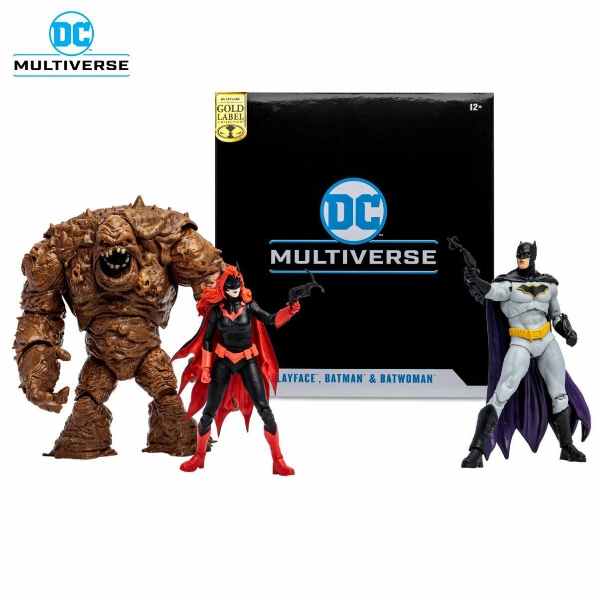 McFarlane Toys DC Comics "CLAYFACE, BATMAN& BATWOMAN" фигурка, toyking