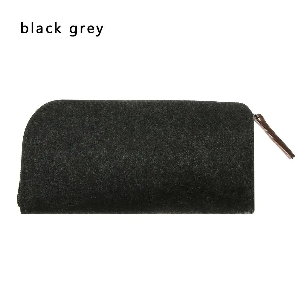 Серый чехол для очков black grey