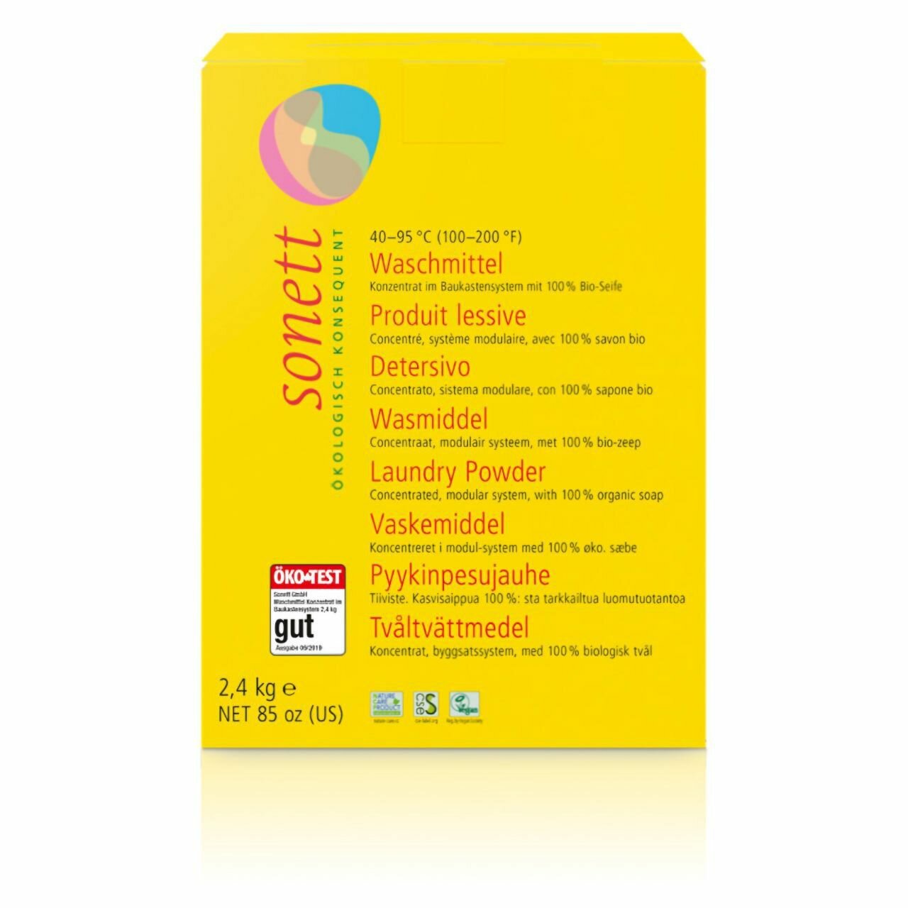 Порошок для стирки Sonett, 10 кг