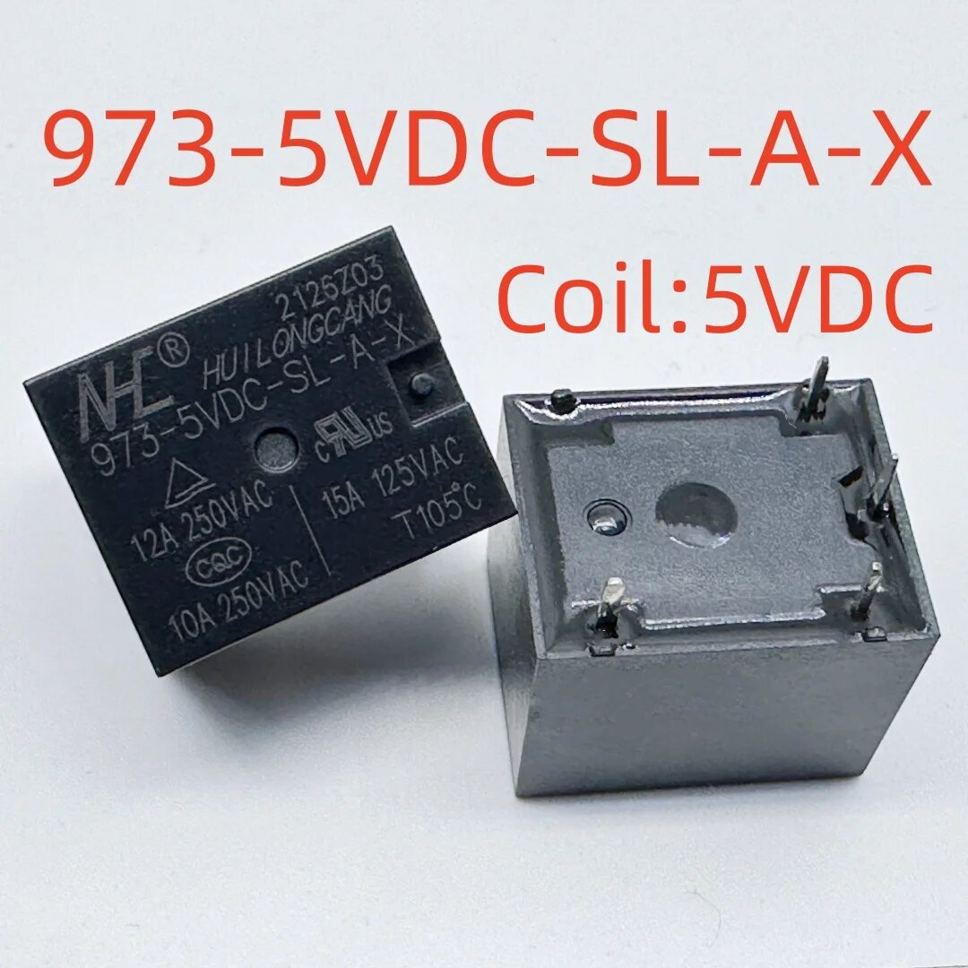 Реле 973-5VDC-SL-A-X 12A