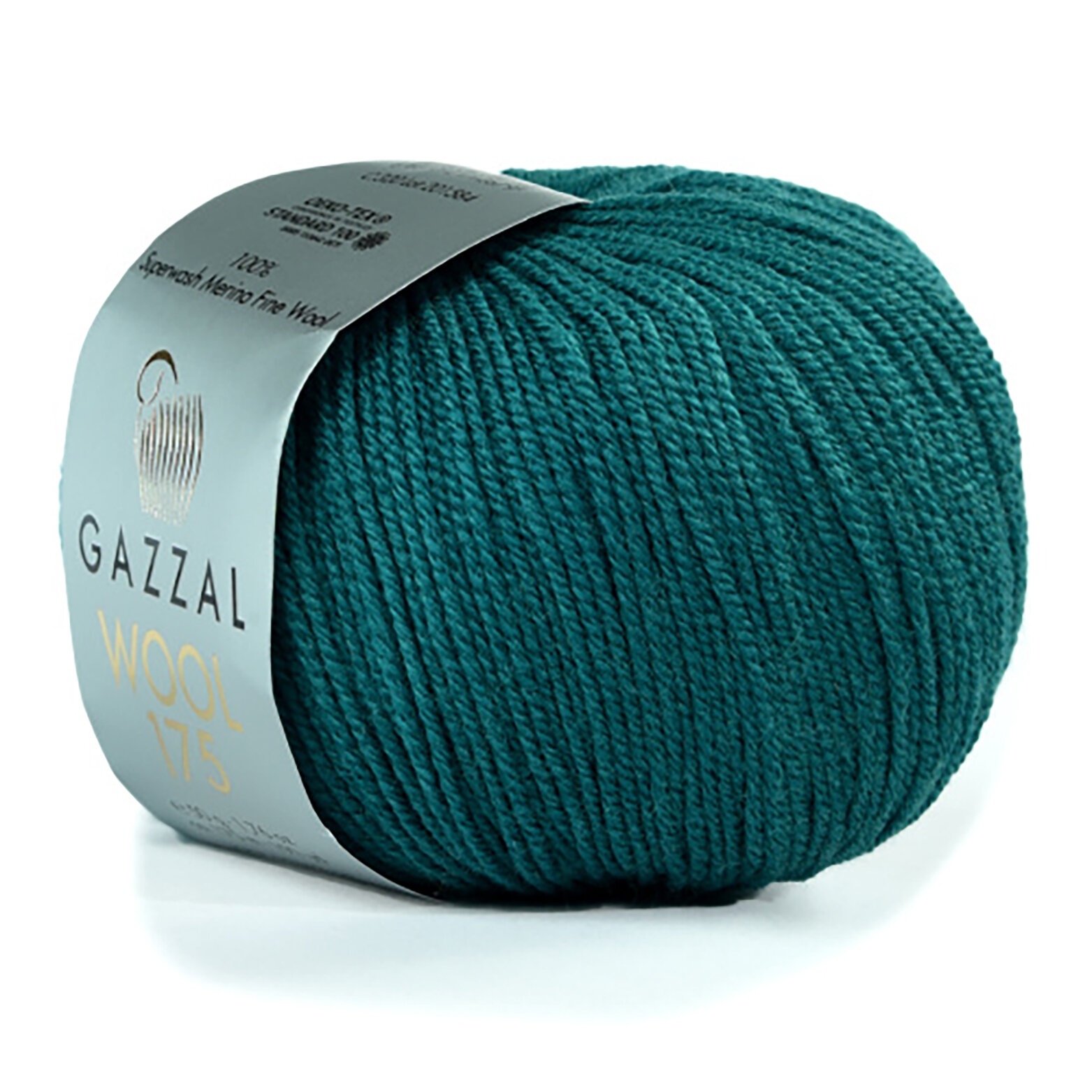 5 Мотков, Gazzal Wool 175, 100% Тонкая шерсть мериноса супервош / 50 гр. - 175 м, Цвет-320