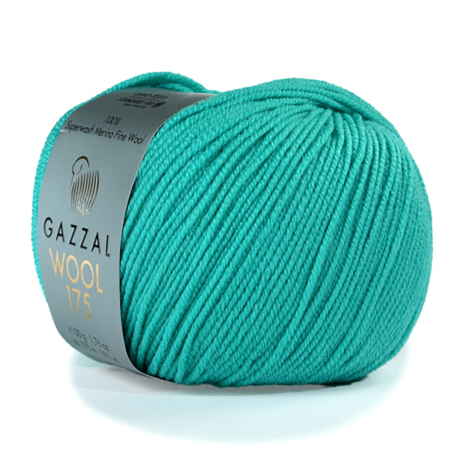 5 Мотков, Gazzal Wool 175, 100% Тонкая шерсть мериноса супервош / 50 гр. - 175 м, Цвет-323
