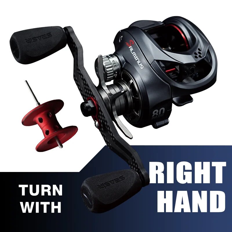 Seasir Salminus Baitcasting Reel 8.0:1 11+1BB Right hand