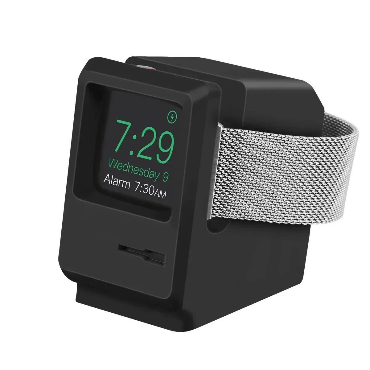 Подставка Для Apple Watch, Совместимая С Сериями 6, SE, 5, 4, 3, 2, 1, Черный, Черный, black