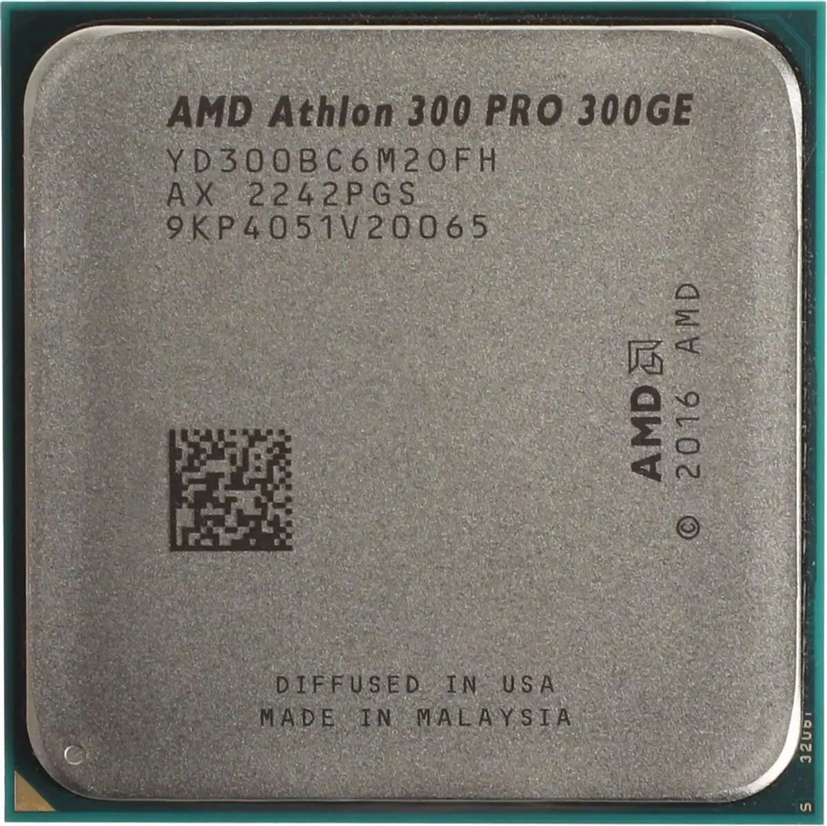 YD300BC6M2OFH / Процессор AMD Athlon Pro 300GE, AM4, OEM [yd300bc6m2ofh]