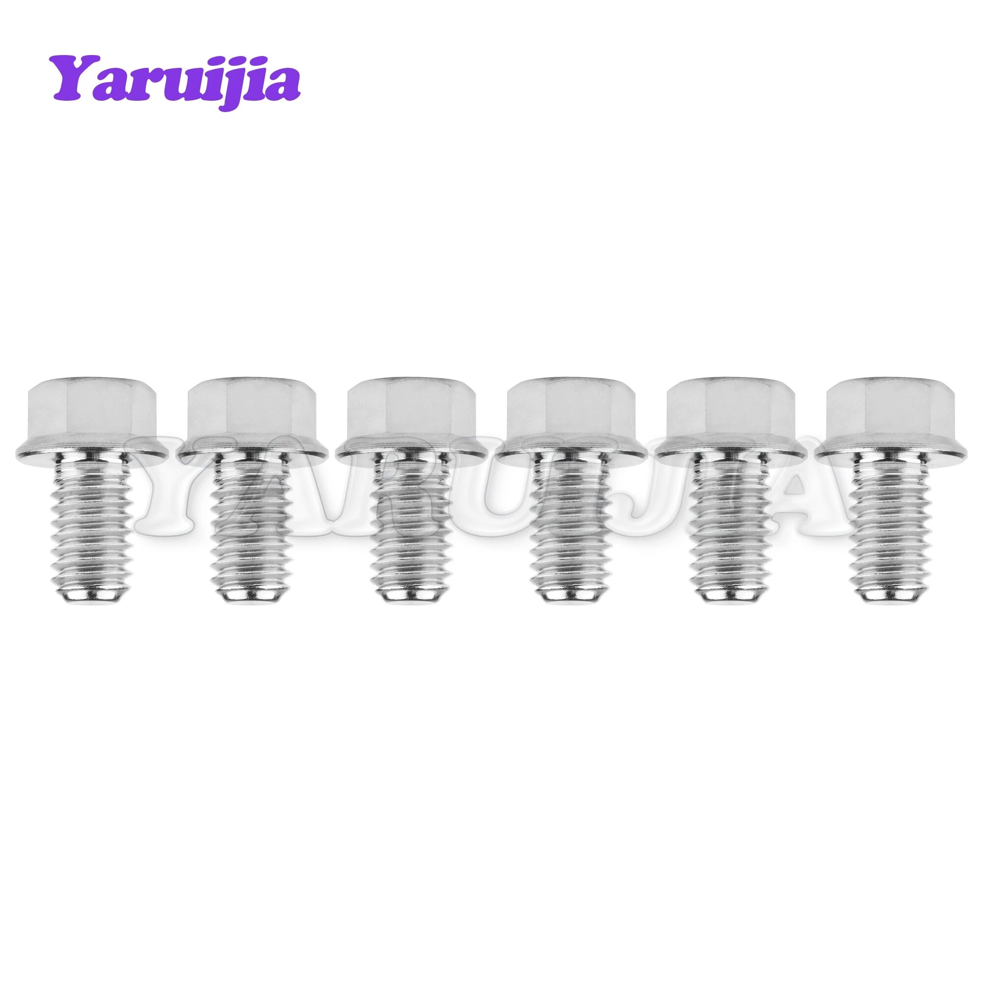 Титановые болты Yaruijia M6/M8 для велосипедов и мотоциклов Titanium, 30mm, M8