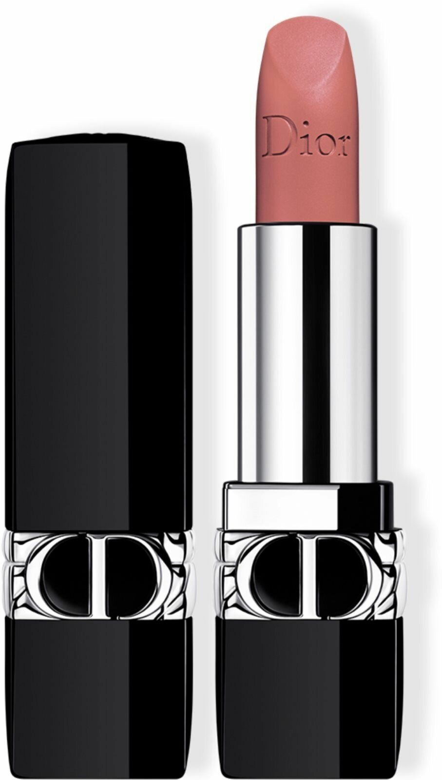 Губная помада прочный флакон многоразового использования DIOR Rouge Dior оттенок 100 Nude Look Matte 3,5 g