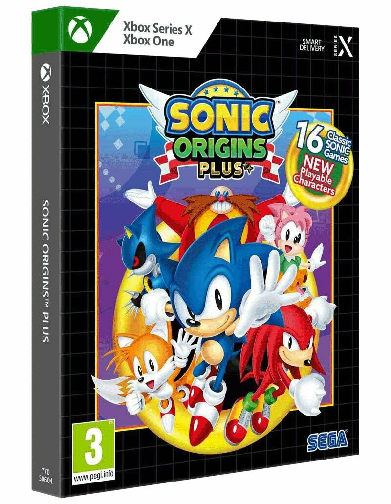 Sonic Origins Plus , для Xbox One / Series X , Blu-ray, Русские субтитры