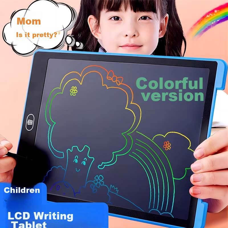 Shangmeibeibei Children's Drawing Board, LCD Writing Tablet, Colorful Drawing And Doodling Board, Erasable Writing Pad, Electronic Toy, Birthday Gift, Blue