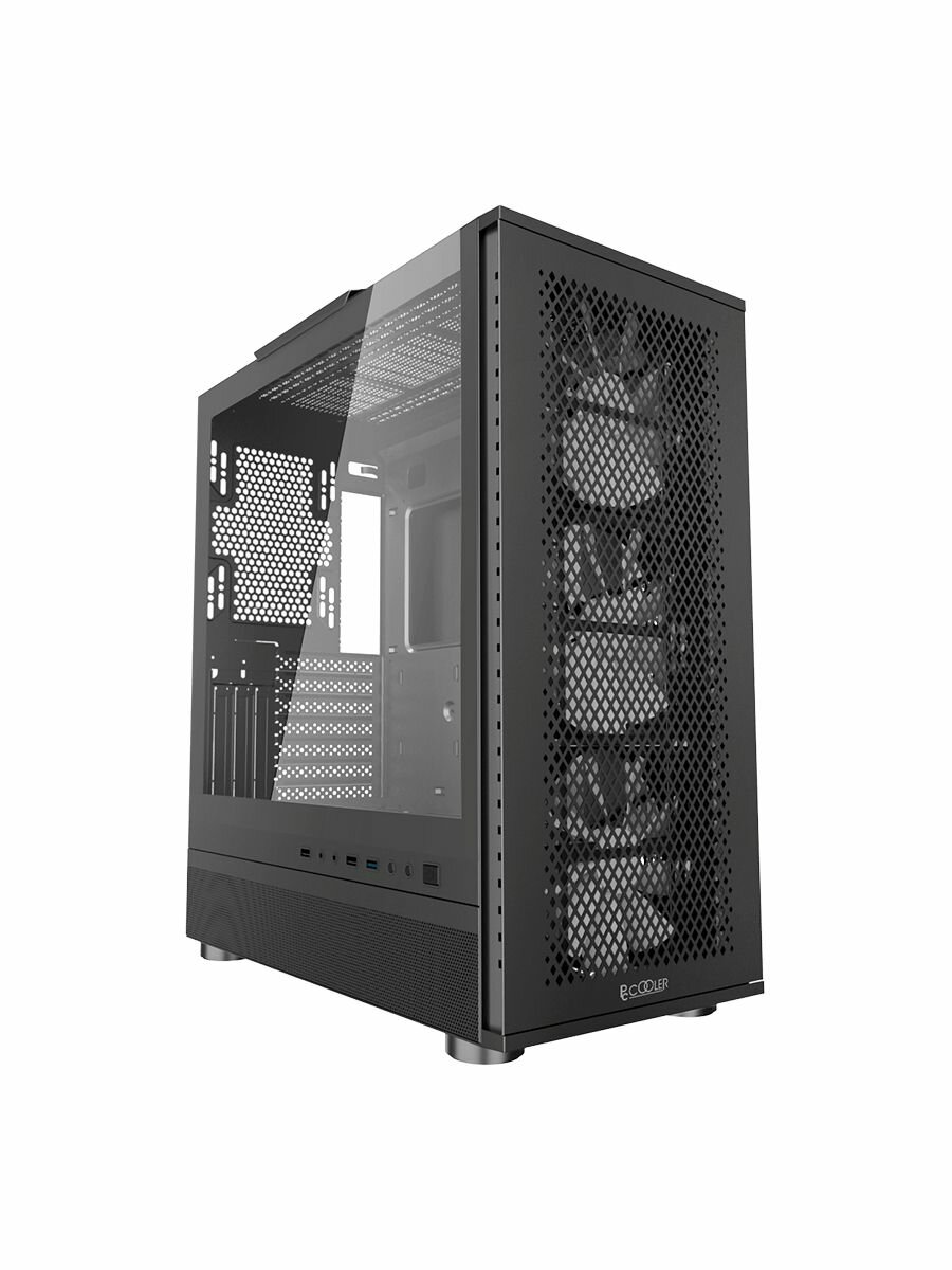 Корпус для ПК без БП PCCOOLER ME200 MESH BK, официальная гарантия
