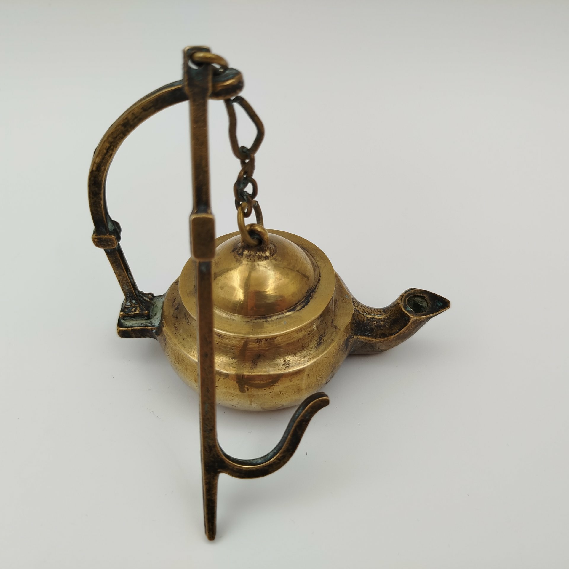 Лампа масляная с подвесом, металл, литье, Европа, 1970-1980 гг.