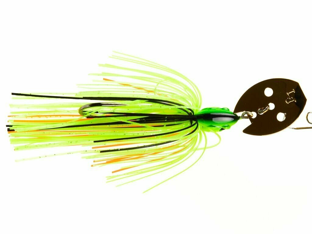 Блесна на щуку чаттербейт Lucky John CHATTERBAIT PERCH 18.0г 007 набор приманок для ловли среднего окуня, судака и жереха , снасти рыболовные для зимней и летней рыбалки