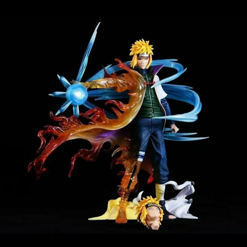 Модель Naruto/Wave Fengshengmen, двуглавая резьба, боевая версия spiral Maru, модель ручной работы,26 см YZ