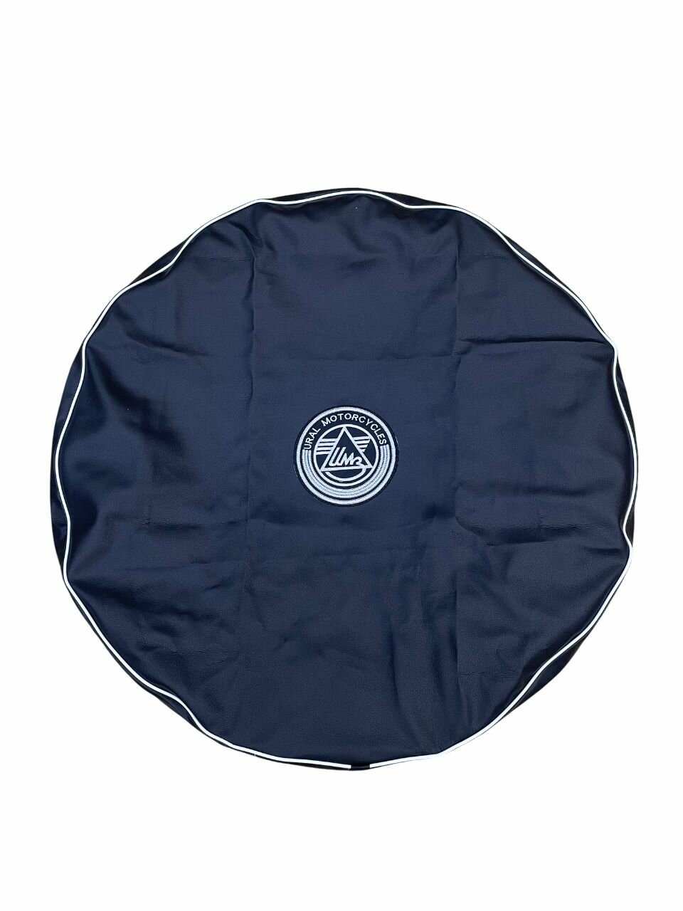 Чехол запасного колеса мотоцикл Урал. Имз. Белый кант