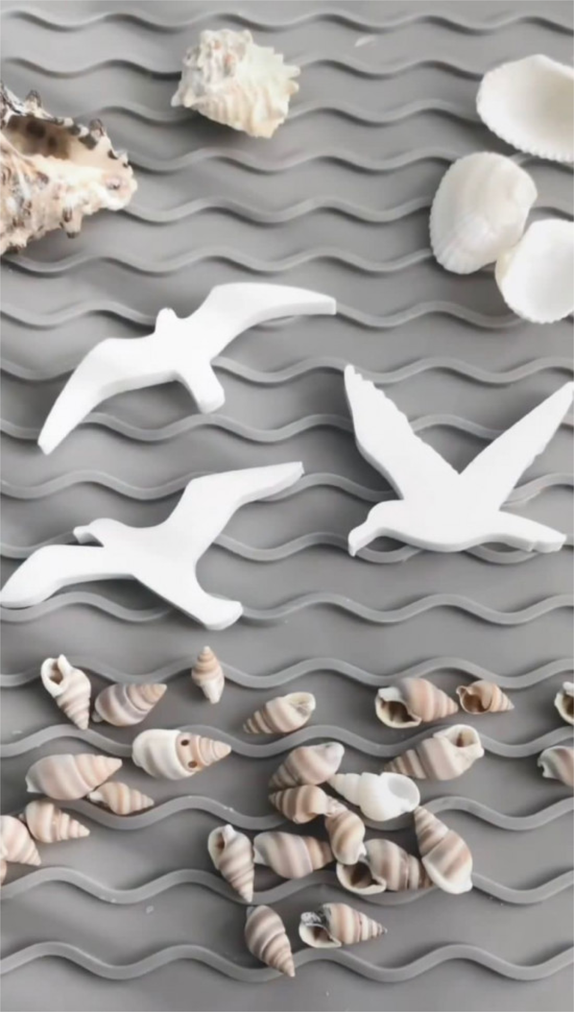 Силиконовый Молд Птицы чайка для эпоксидной смолы и кондитерских изделий Art Blong