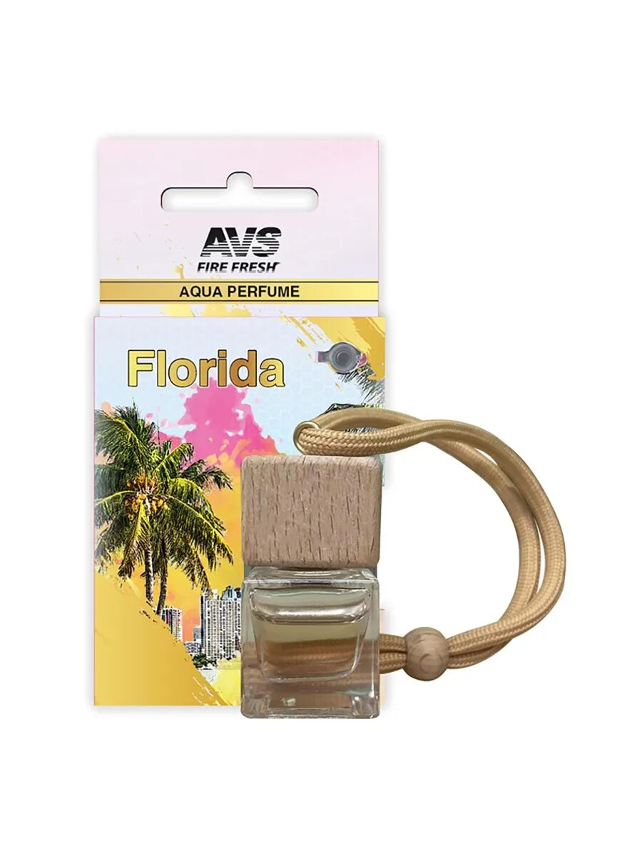 Ароматизатор AVS AQP-10 AQUA PERFUME (аром. по мотивам Vanille Fatale/Ваниль Фаталь) (жидкостный) USA/Florida 6 мл