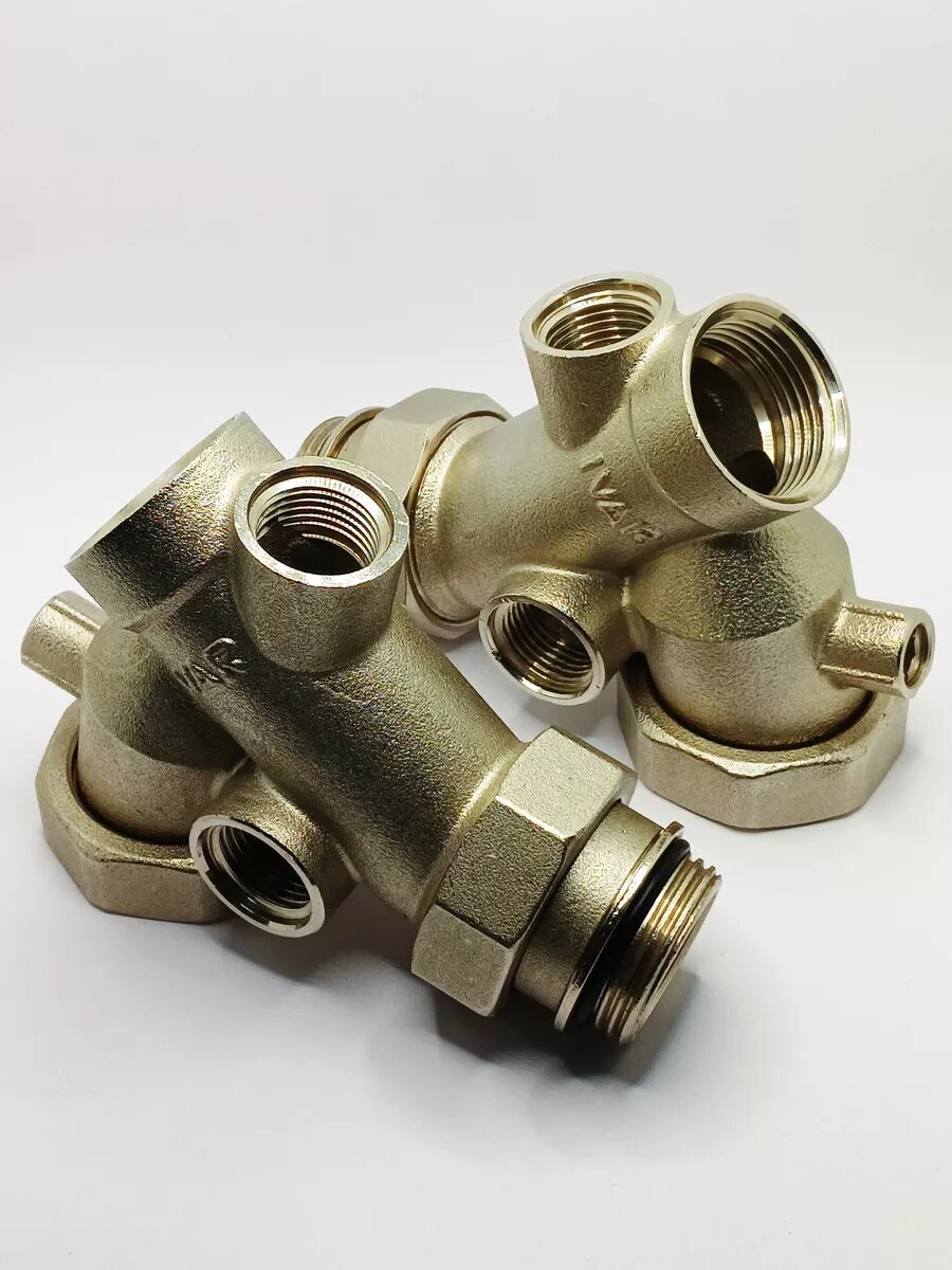 Присоединительный набор Luxor KA 1191, латунь, для радиаторного отопления