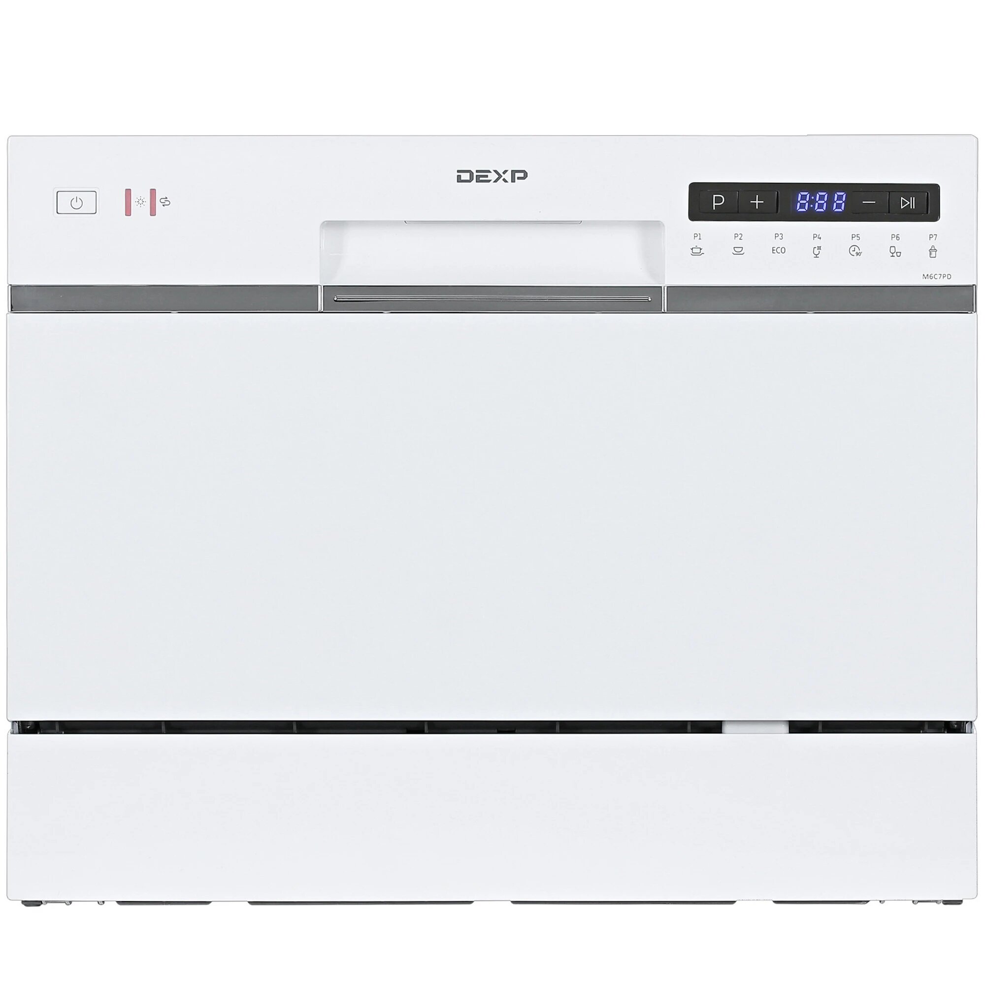 Посудомоечная машина DEXP M6C7PD, A+, белая, 50 см x 43 см x 55 см