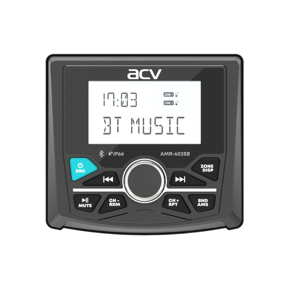 Морская магнитола ACV AMR-602SB
