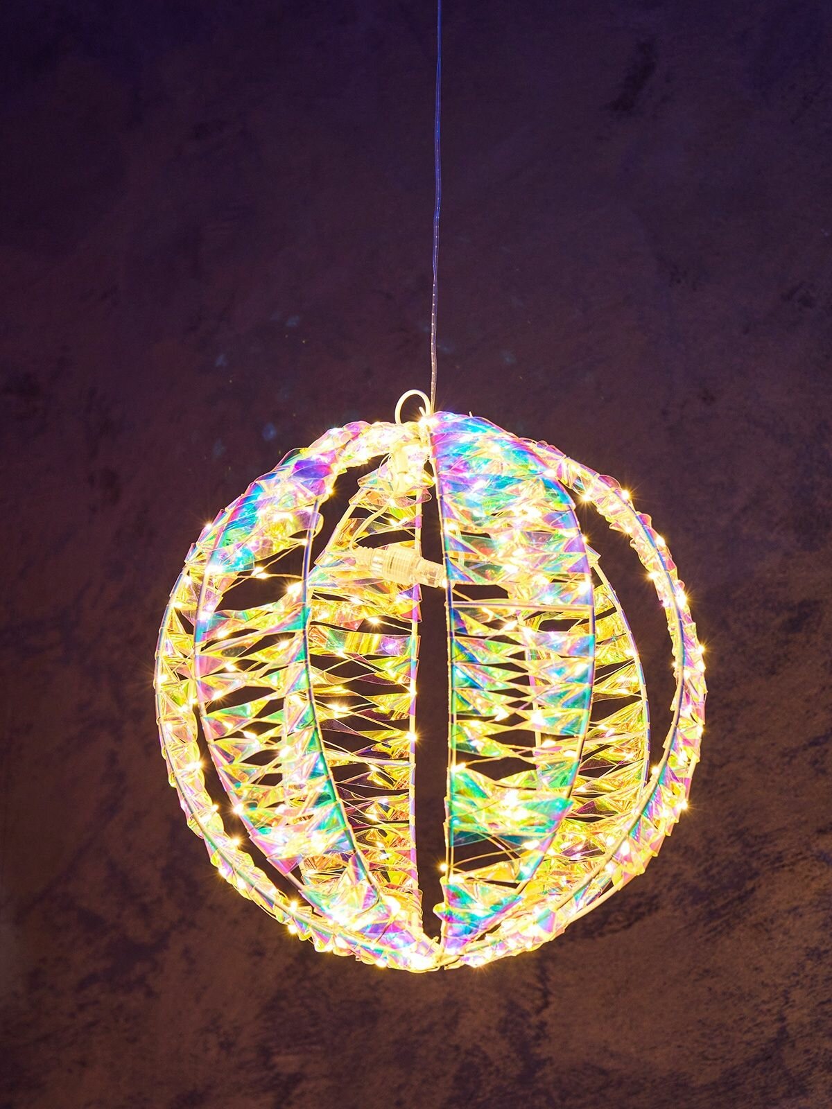 Фигура световая Шар, 30 см, 300 LED, 220V, свечение тёплое белое