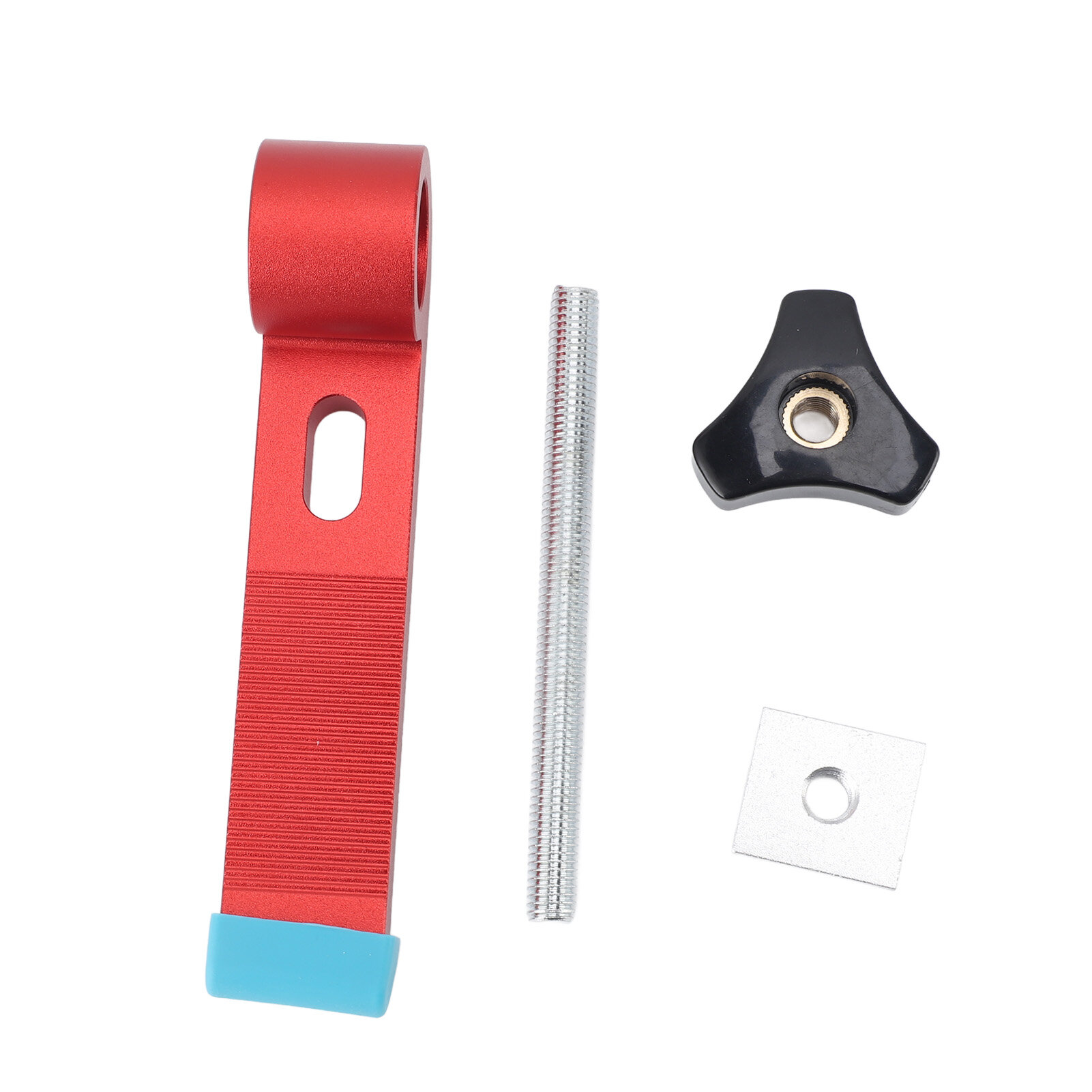 T Track Hold Down Clamps Kit набор алюминиевый сплав с сплава деревообработки T -трек Track Tool Легко установить красный