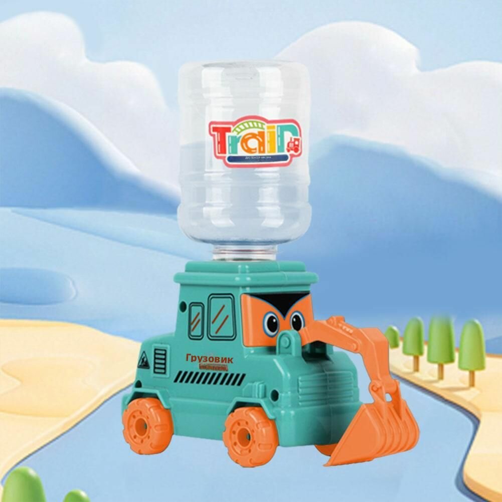 Кулер для воды детский настольный пожарная машинка, мини-диспенсер для ребёнка