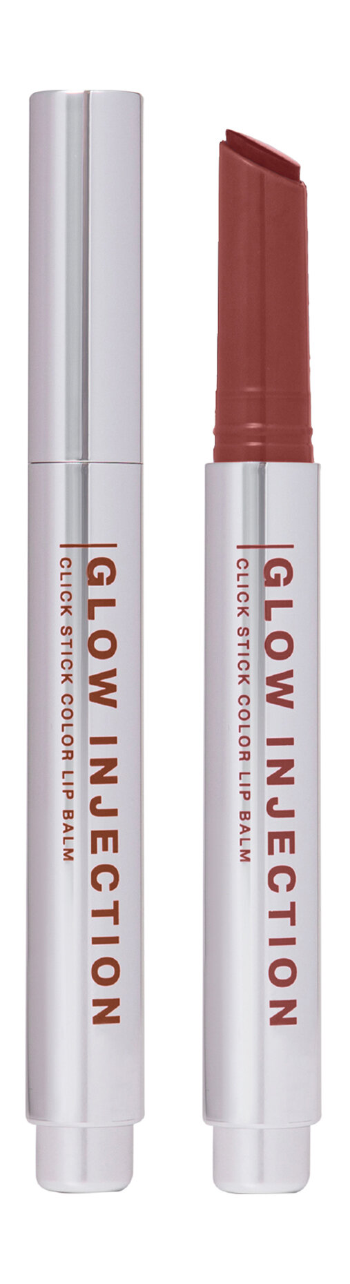 INFLUENCE BEAUTY Бальзам-стик для губ Glow Injection увлажняющий восстанавливающий, 2 г, 14 коричнево-розовый