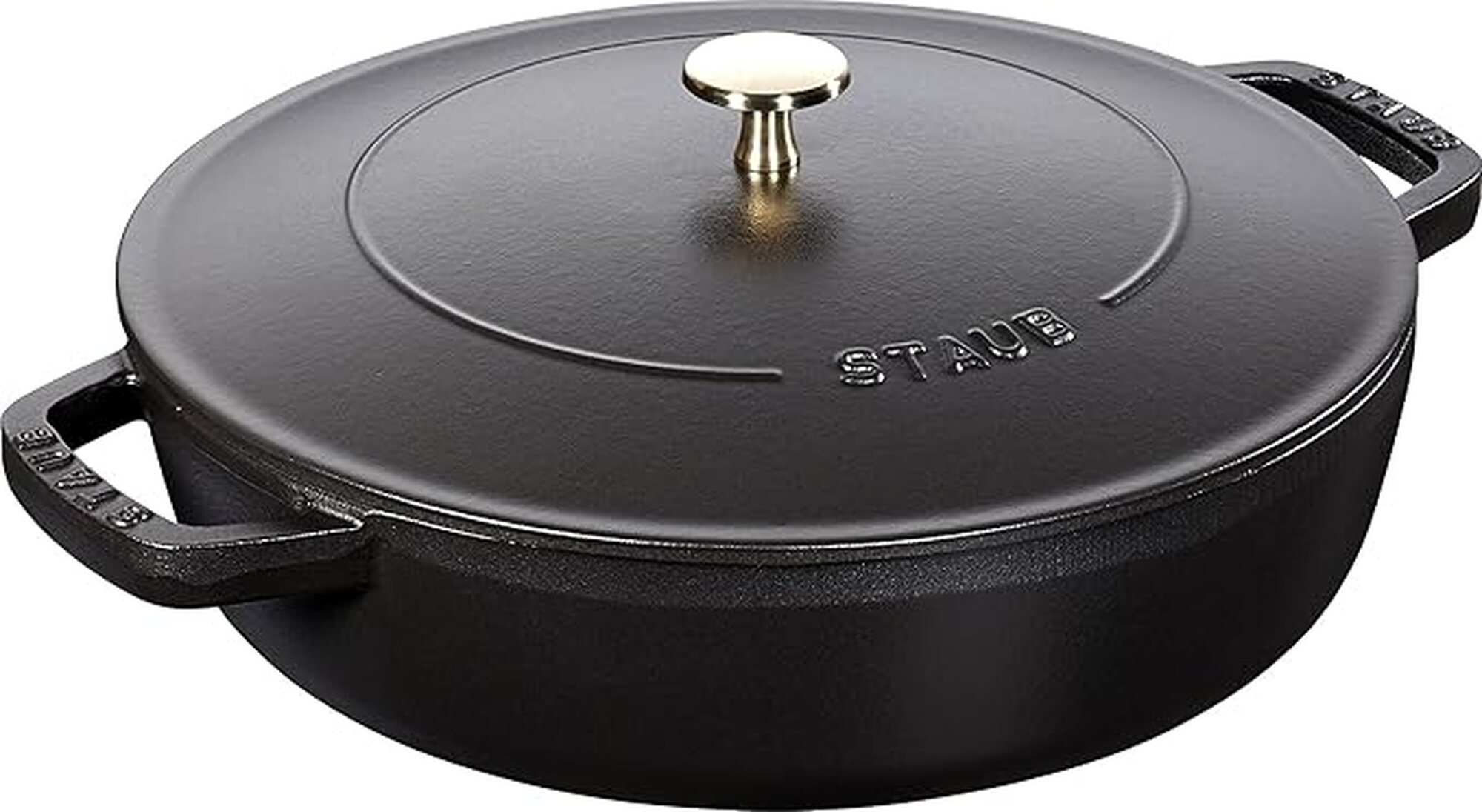 Жаровня STAUB, чугунная, диаметр 28 см, цвет черный, 1004756