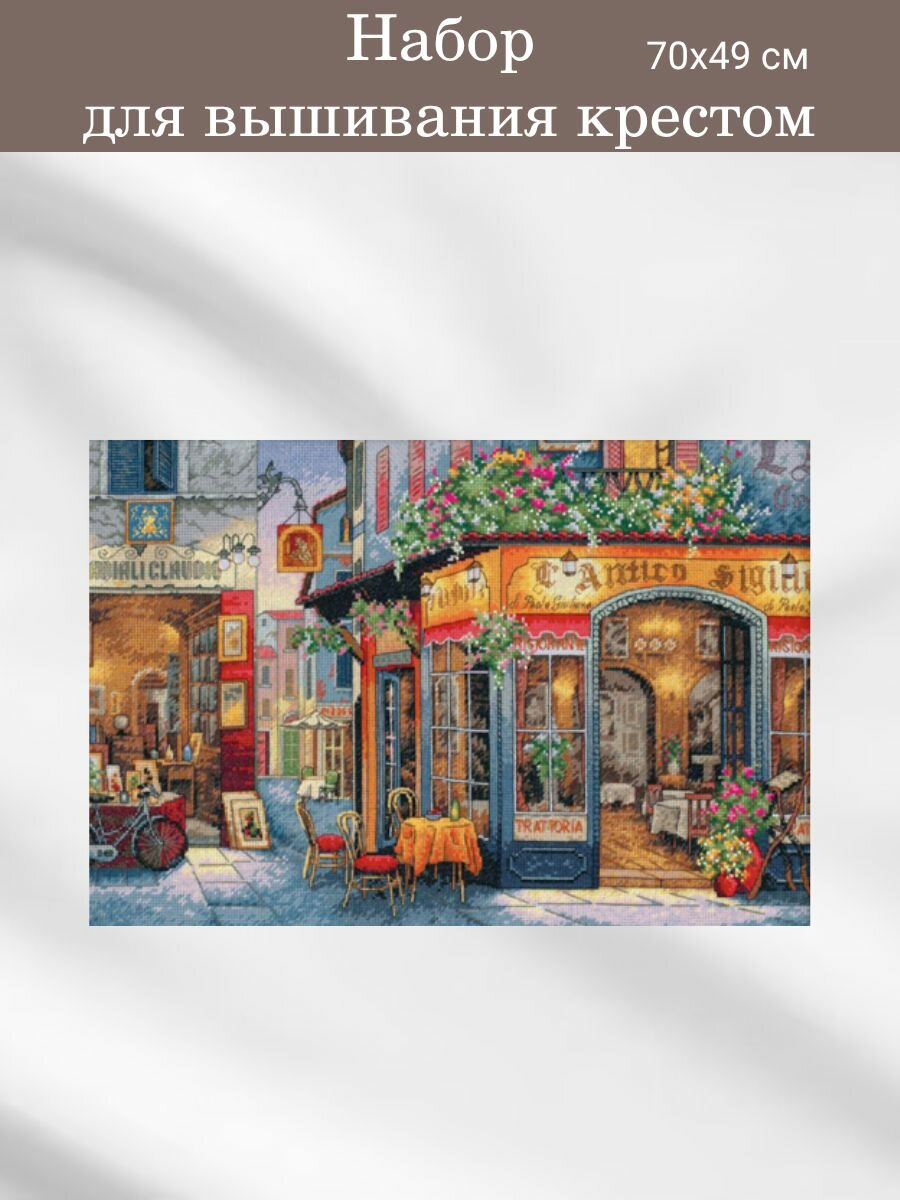 Набор для вышивания крестом с нанесенным рисунком (полная) 70*49 см (1230 DX)