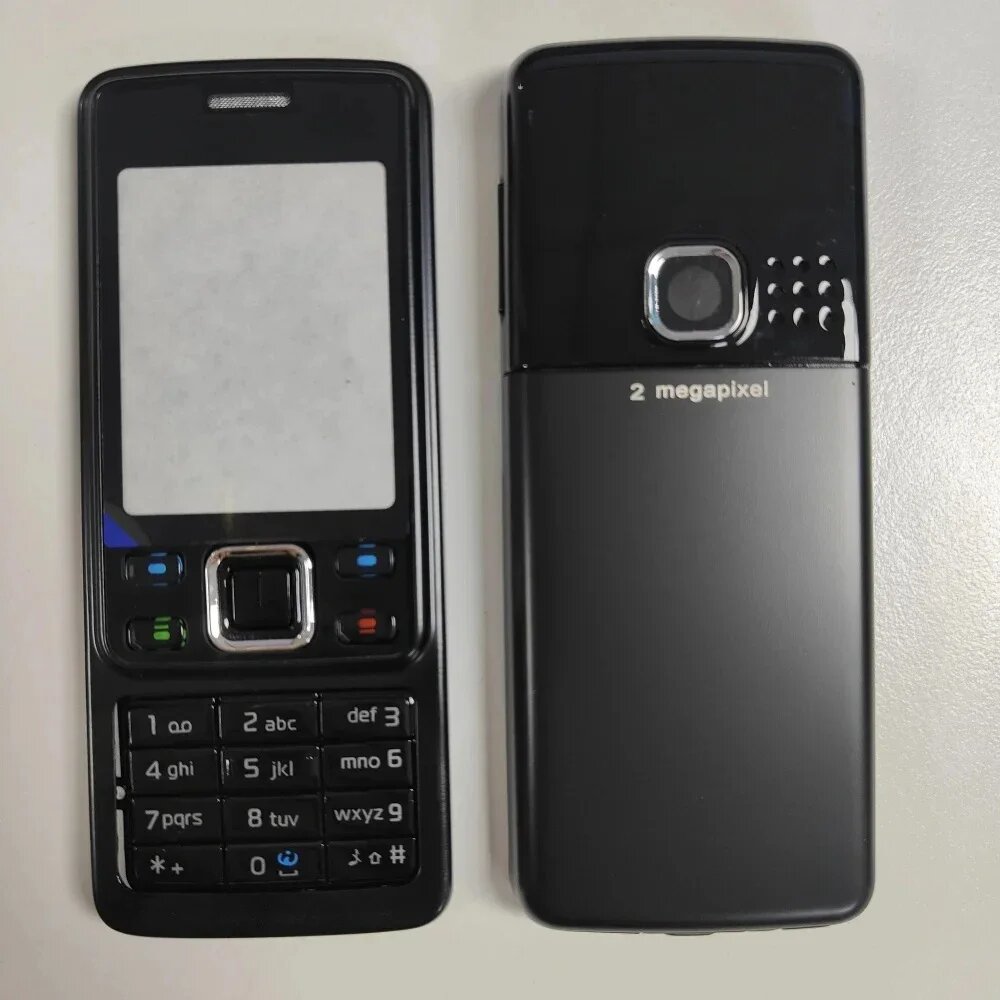 Для Nokia 6300 полный полный корпус мобильного телефона, дверная рамка, задняя крышка аккумулятора, английская клавиатура Black