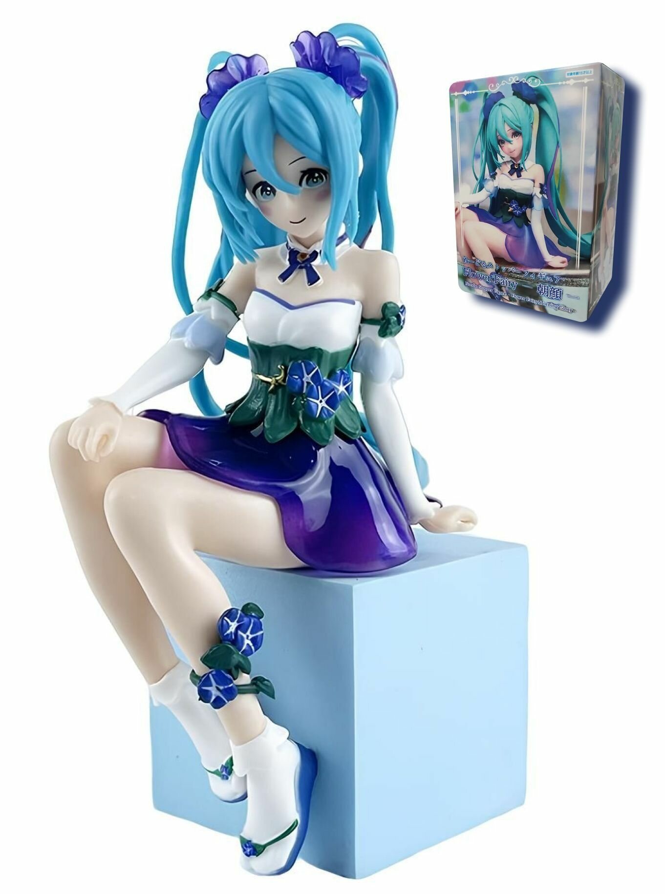 Фигурка Мику Хацунэ Цветочная фея / Miku Hatsune Flower Fairy (14см)